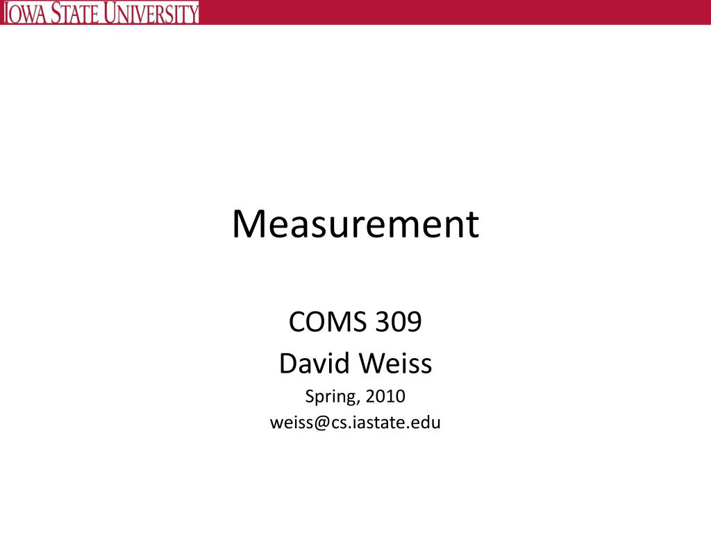 PPT - Measurement PowerPoint Presentation, free download - ID:2396366