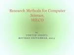 PPT - Empirical Research Methods in Computer Science PowerPoint ...