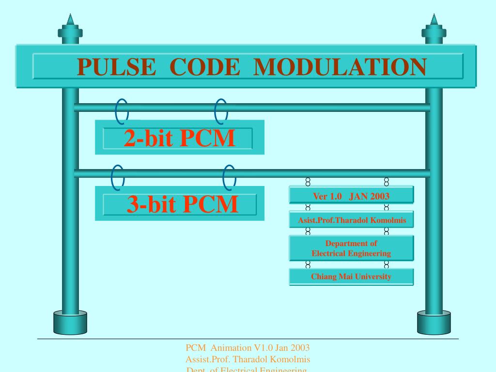 PPT - PULSE CODE MODULATION PowerPoint Presentation, free download - ID ...