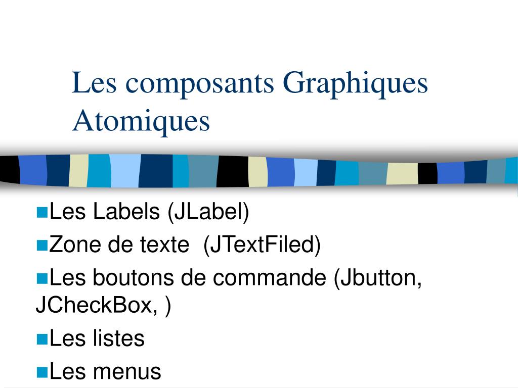 PPT - Les composants Graphiques Atomiques PowerPoint Presentation, free ...