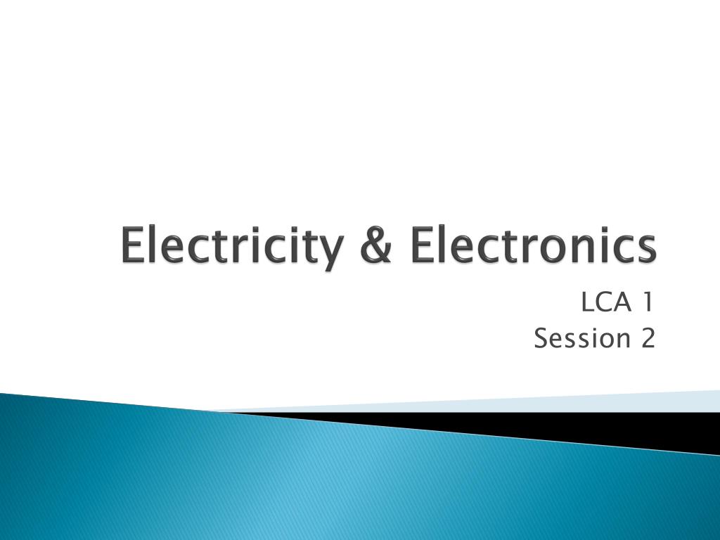 PPT - Electricity & Electronics PowerPoint Presentation, free download ...