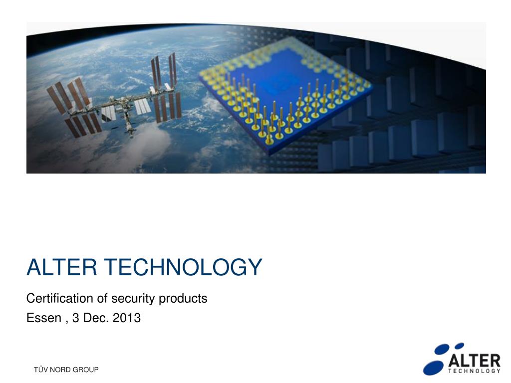 PPT - ALTER TECHNOLOGY PowerPoint Presentation, free download - ID:2401481