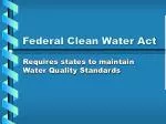 PPT - Clean Water Act PowerPoint Presentation, free download - ID:1768531