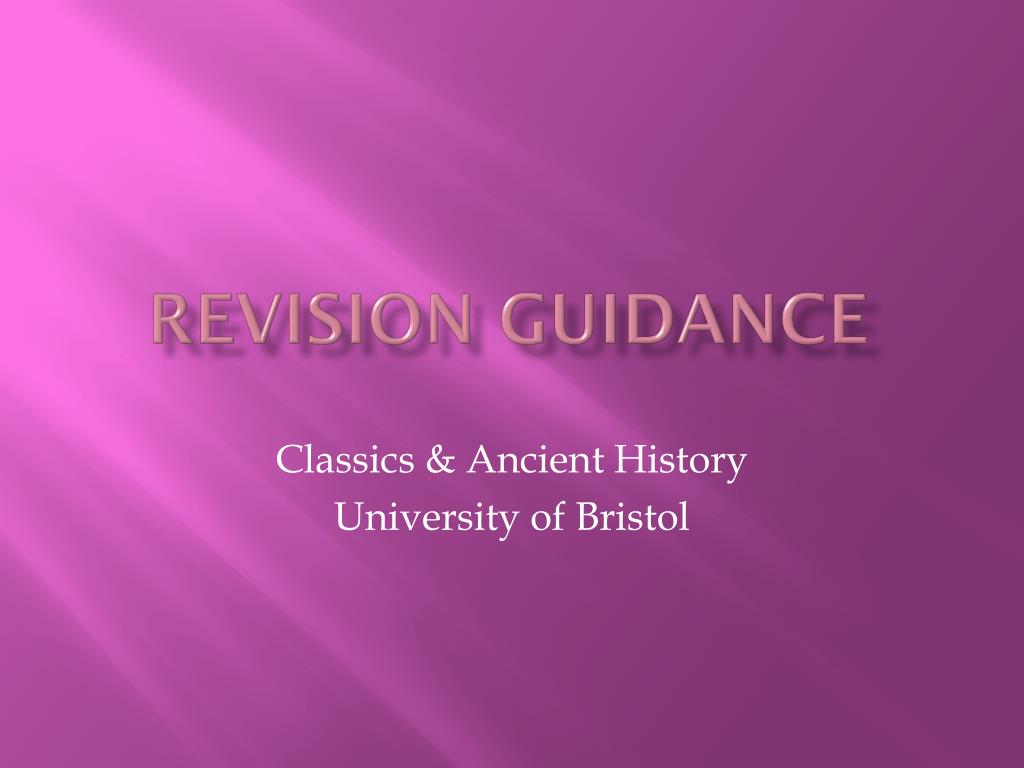 PPT - REVISION GUIDANCE PowerPoint Presentation, free download - ID:2403631