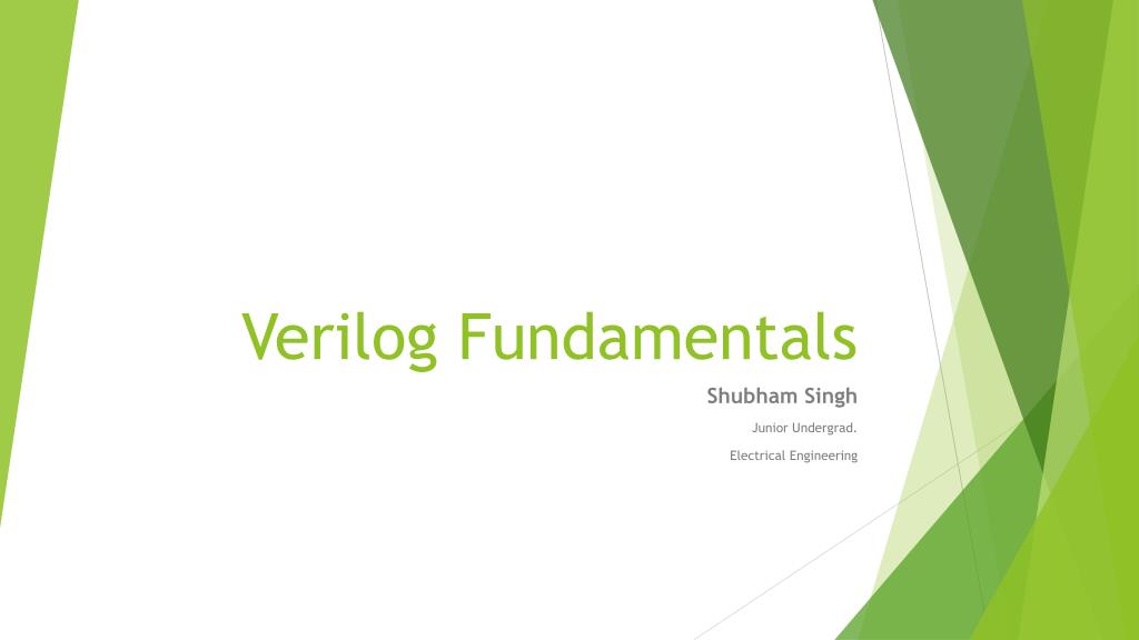 PPT - Verilog Fundamentals PowerPoint Presentation, free download - ID ...
