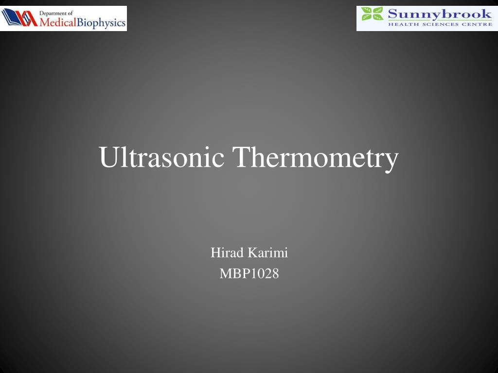 PPT - Ultrasonic Thermometry PowerPoint Presentation, free download ...