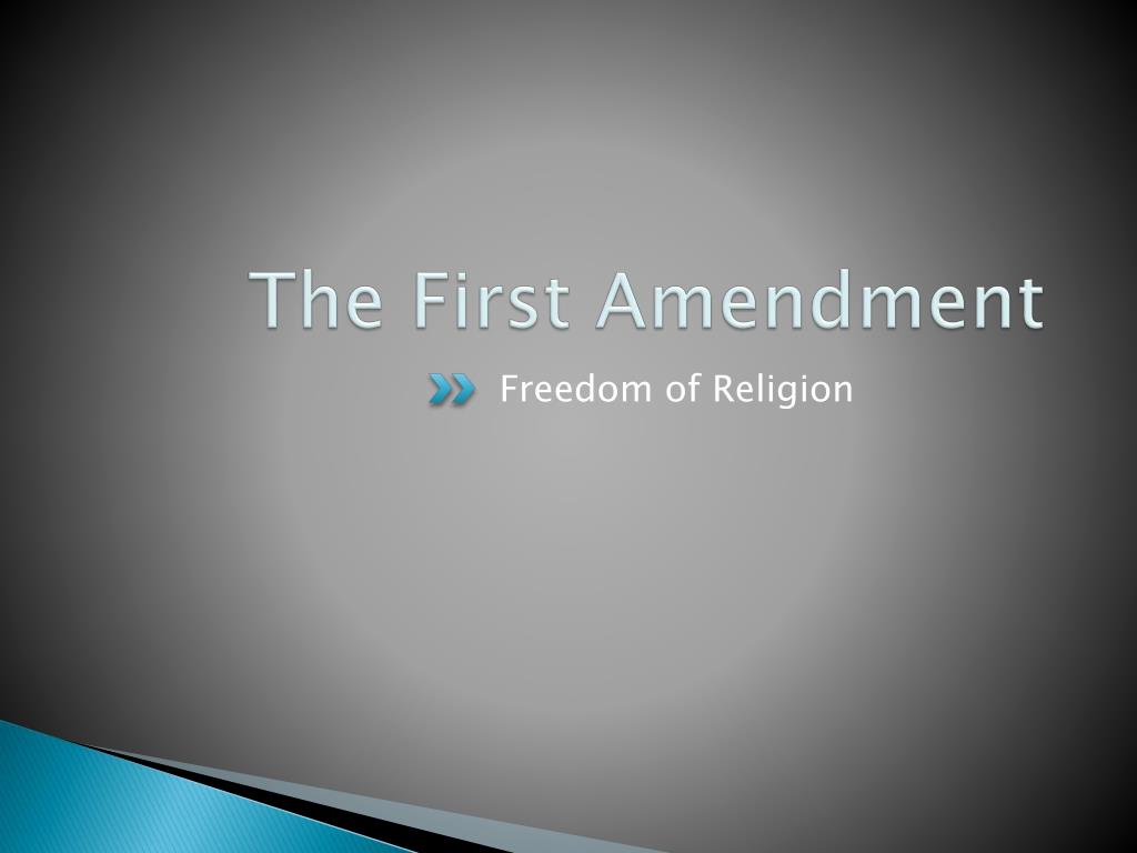 PPT - The First Amendment PowerPoint Presentation, free download - ID ...