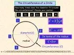 PPT - AREA AND CIRCUMFERENCE OF A CIRCLE PowerPoint Presentation, free ...