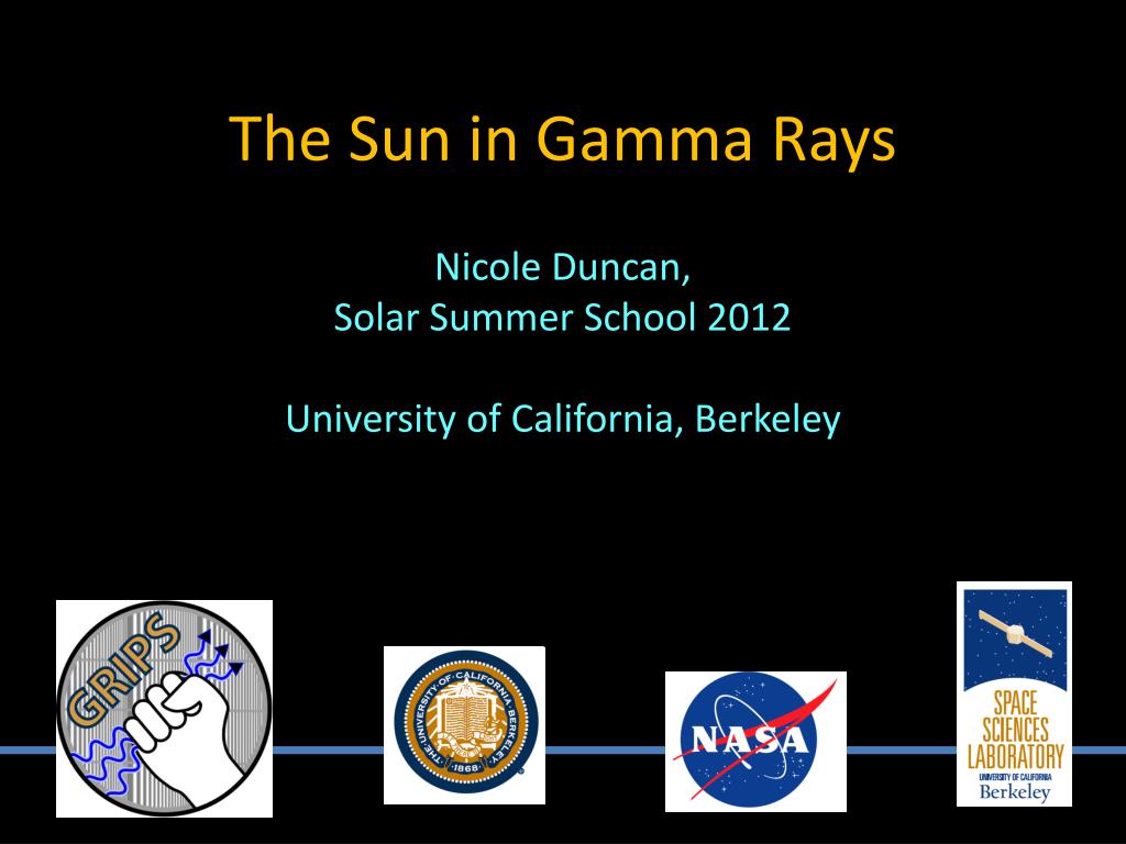 PPT - The Sun in Gamma Rays PowerPoint Presentation, free download - ID ...