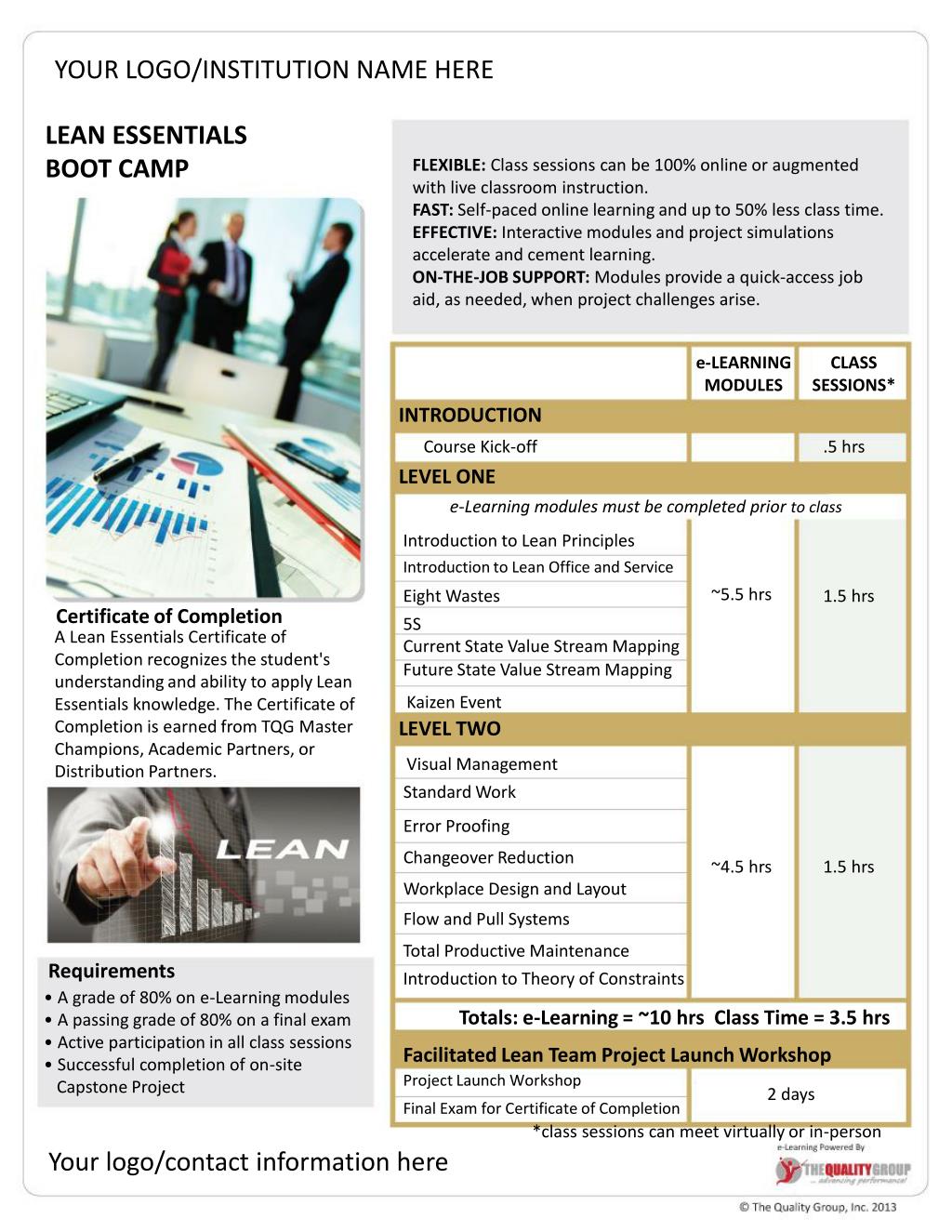 PPT - LEAN ESSENTIALS BOOT CAMP PowerPoint Presentation, free download ...