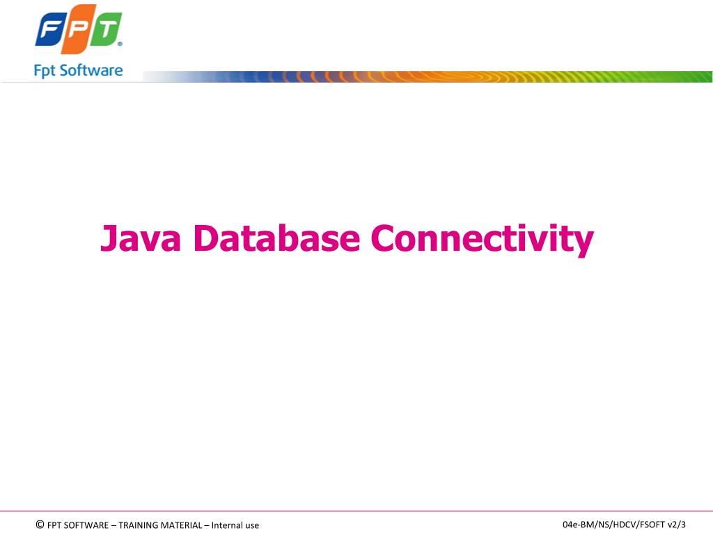 PPT - Java Database Connectivity PowerPoint Presentation, free download ...
