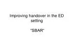 PPT - SBAR PowerPoint Presentation, free download - ID:9589480