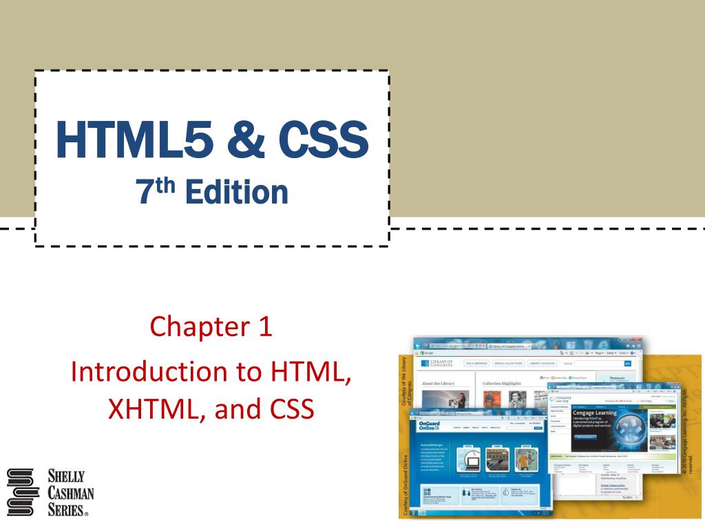 PPT - Introduction to HTML, XHTML, and CSS Concepts PowerPoint ...