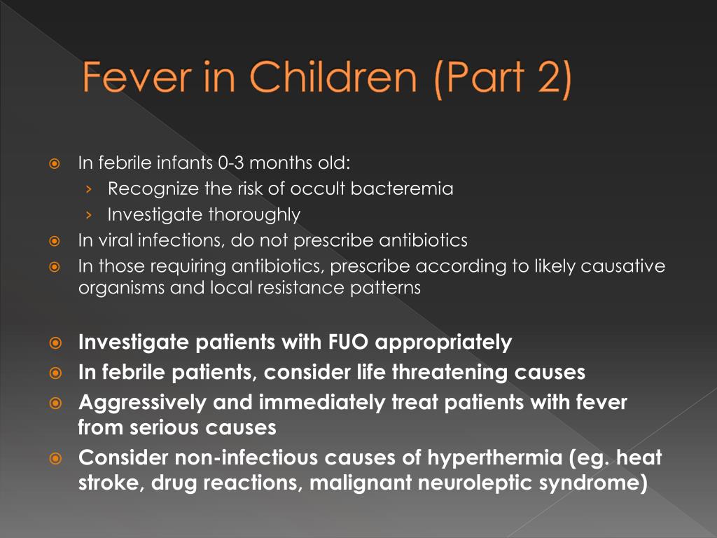 PPT - Fever in Children (Part 2) PowerPoint Presentation, free download ...