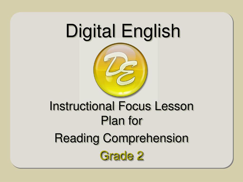 PPT - Instructional Focus Lesson Plan for Reading Comprehension Grade 2 ...