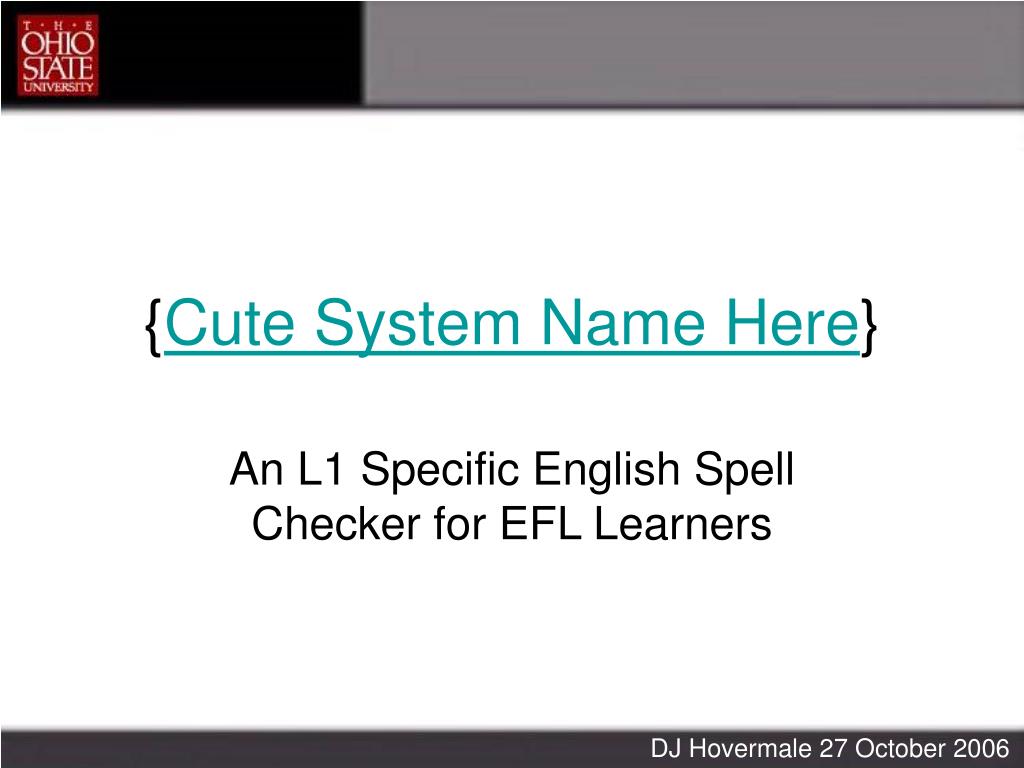PPT - { Cute System Name Here } PowerPoint Presentation, free download ...