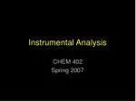 PPT - Instrumental Analysis PowerPoint Presentation, free download - ID ...