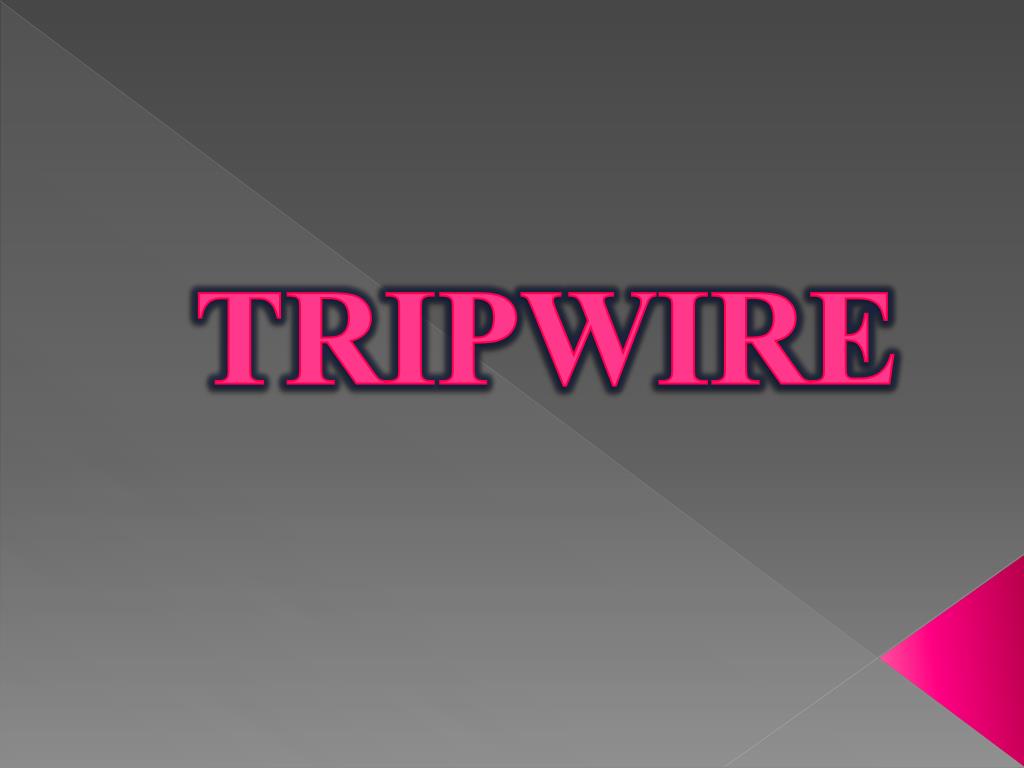 PPT - TRIPWIRE PowerPoint Presentation, free download - ID:2411874