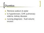 PPT - Diuretics PowerPoint Presentation, free download - ID:2821928