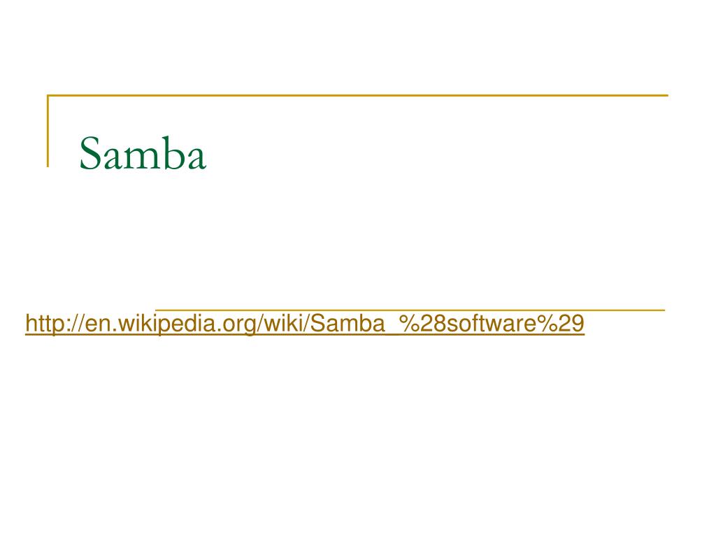 PPT - Samba PowerPoint Presentation, free download - ID:2413203