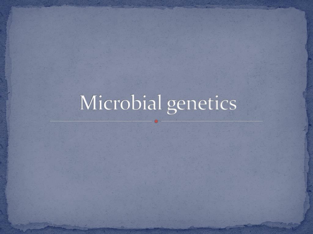 PPT - Microbial genetics PowerPoint Presentation, free download - ID ...