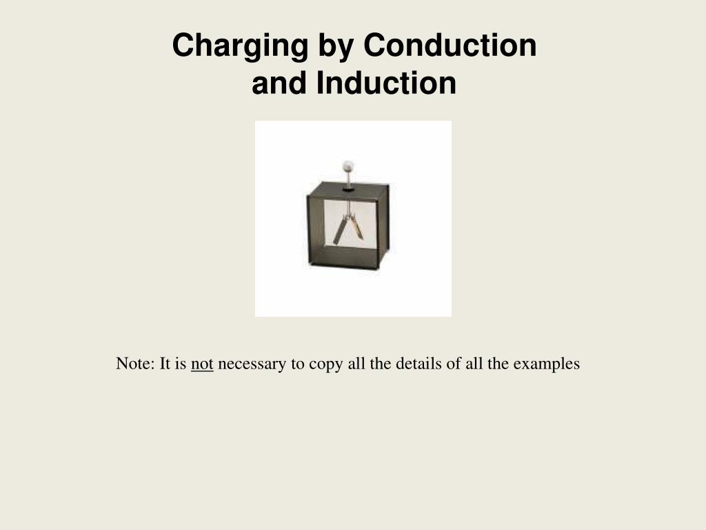PPT - Charging by Conduction and Induction PowerPoint Presentation ...