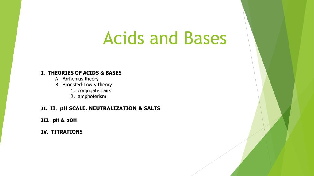 PPT - Acids and Bases PowerPoint Presentation, free download - ID:2413930