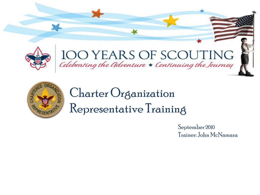 PPT - Charter Organization Representative Training PowerPoint ...