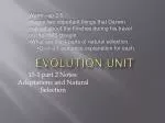 PPT - Unit 10 Evolution PowerPoint Presentation, free download - ID:5434281