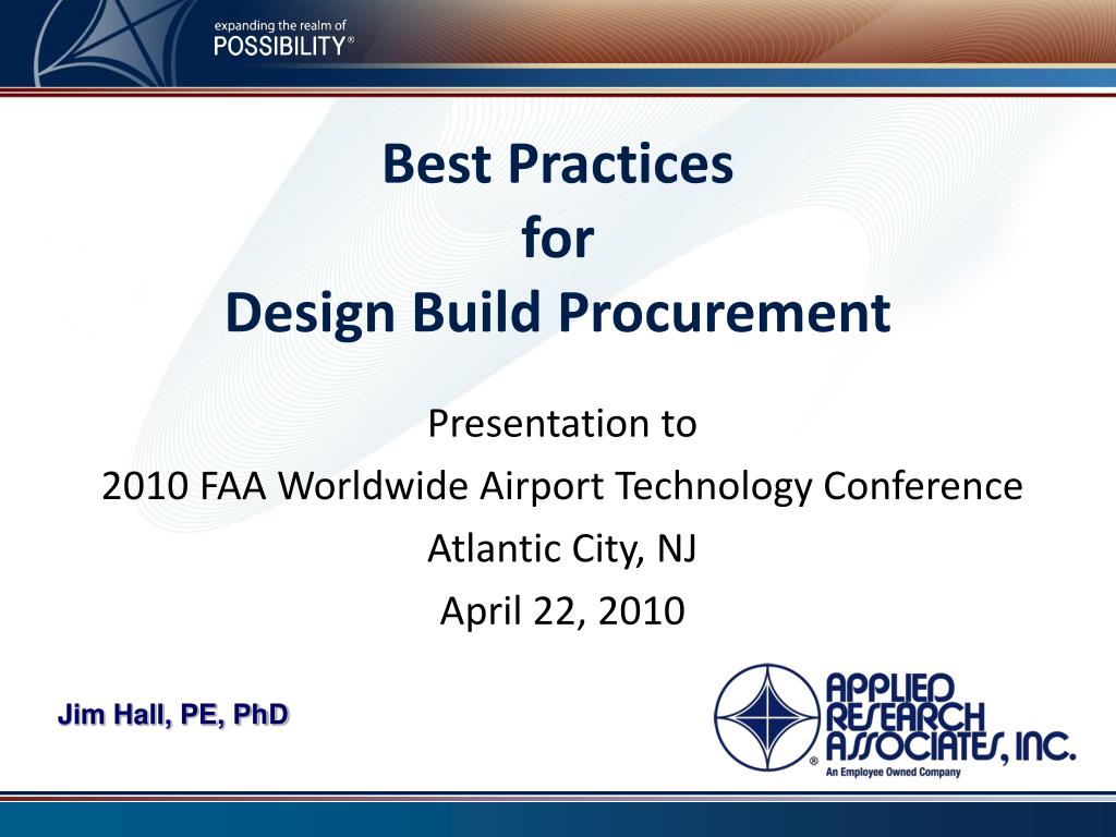 PPT - Best Practices for Design Build Procurement PowerPoint ...
