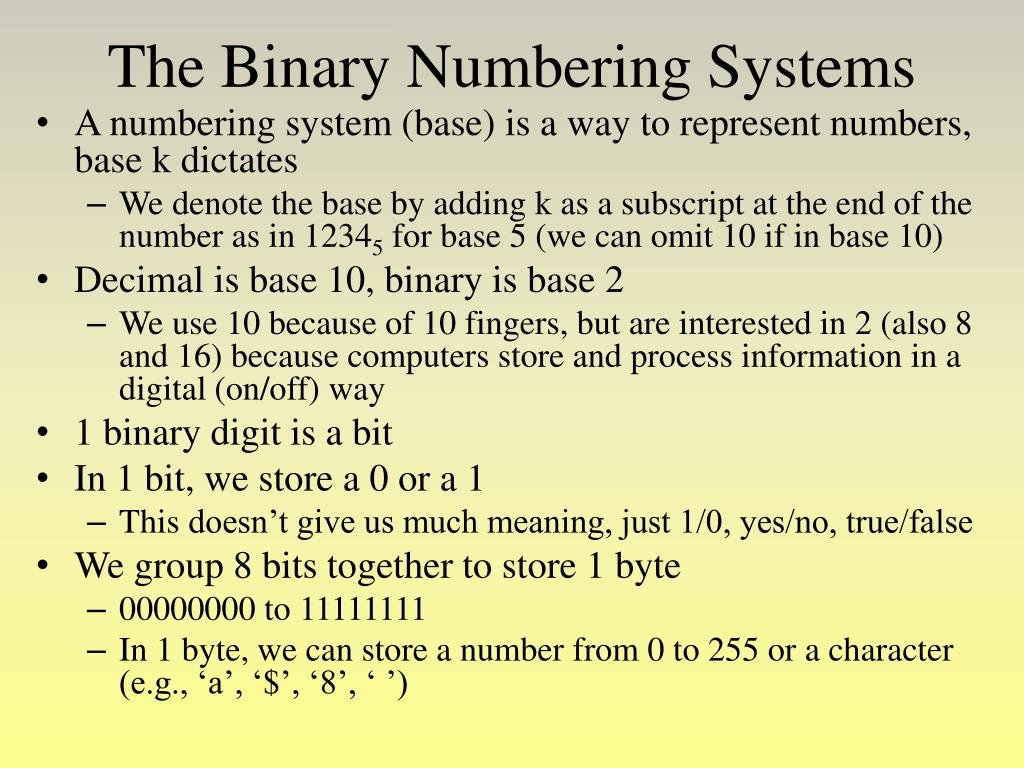 PPT - The Binary Numbering Systems PowerPoint Presentation, free ...