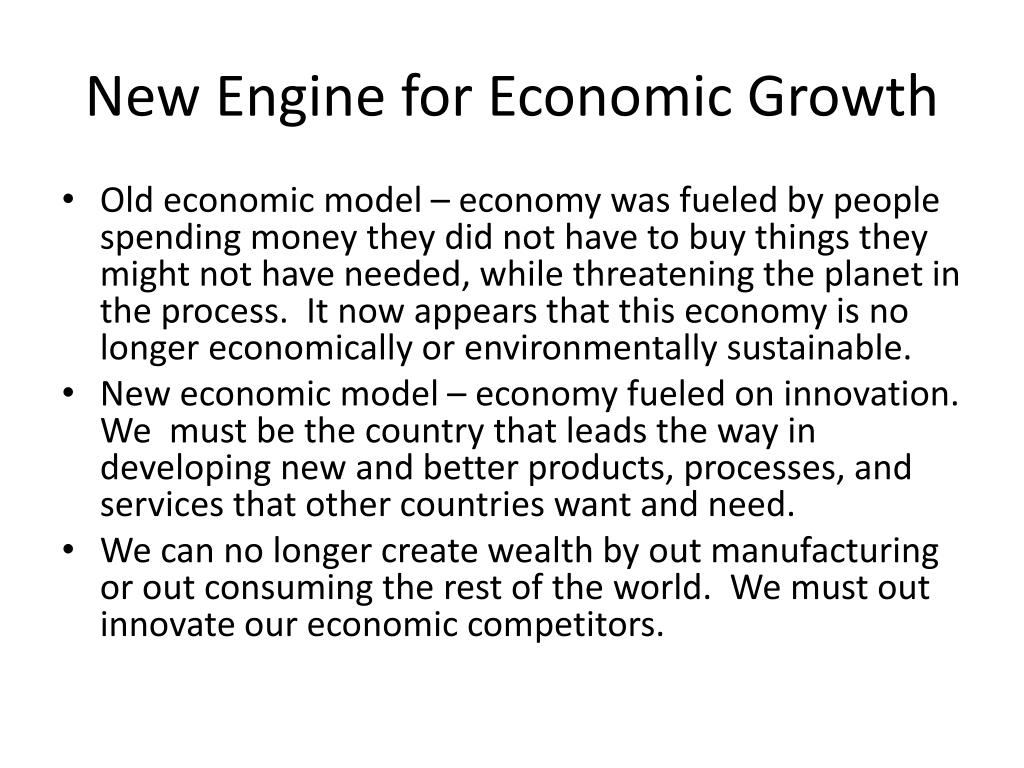 PPT - New Engine for Economic Growth PowerPoint Presentation, free ...