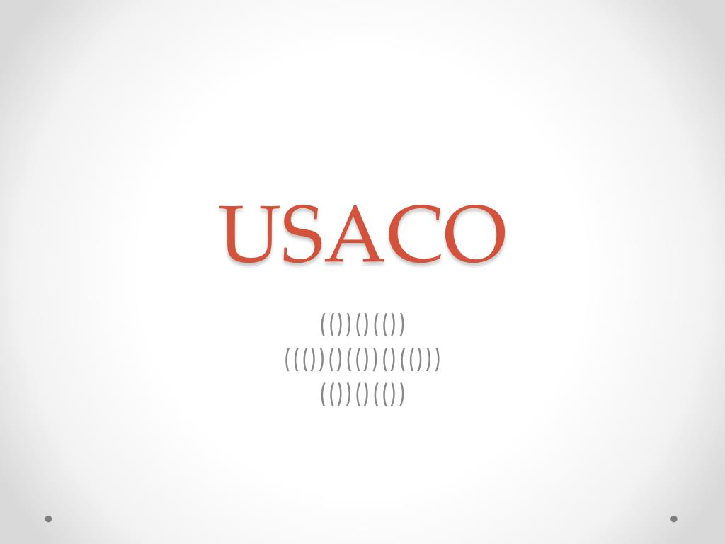 PPT - USACO PowerPoint Presentation, free download - ID:2420464