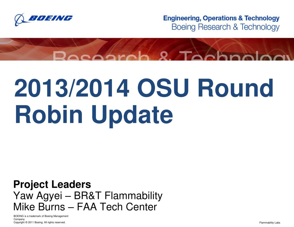 PPT - 2013/2014 OSU Round Robin Update PowerPoint Presentation, free ...