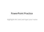 PPT - PowerPoint Practice Exercise PowerPoint Presentation, free ...