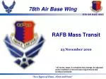 PPT - Mr. Otis Hicks Director, 78 Civil Engineer Group 78th Air Base ...