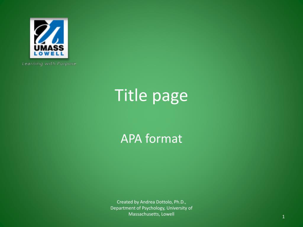 PPT - Title page PowerPoint Presentation, free download - ID:2424481