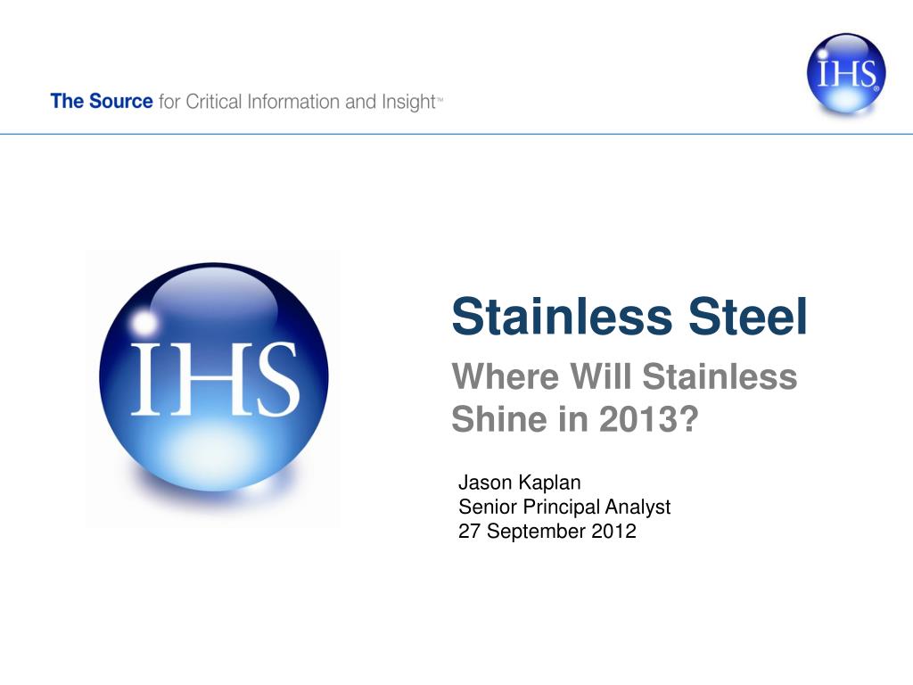 PPT - Stainless Steel PowerPoint Presentation, free download - ID:2428072