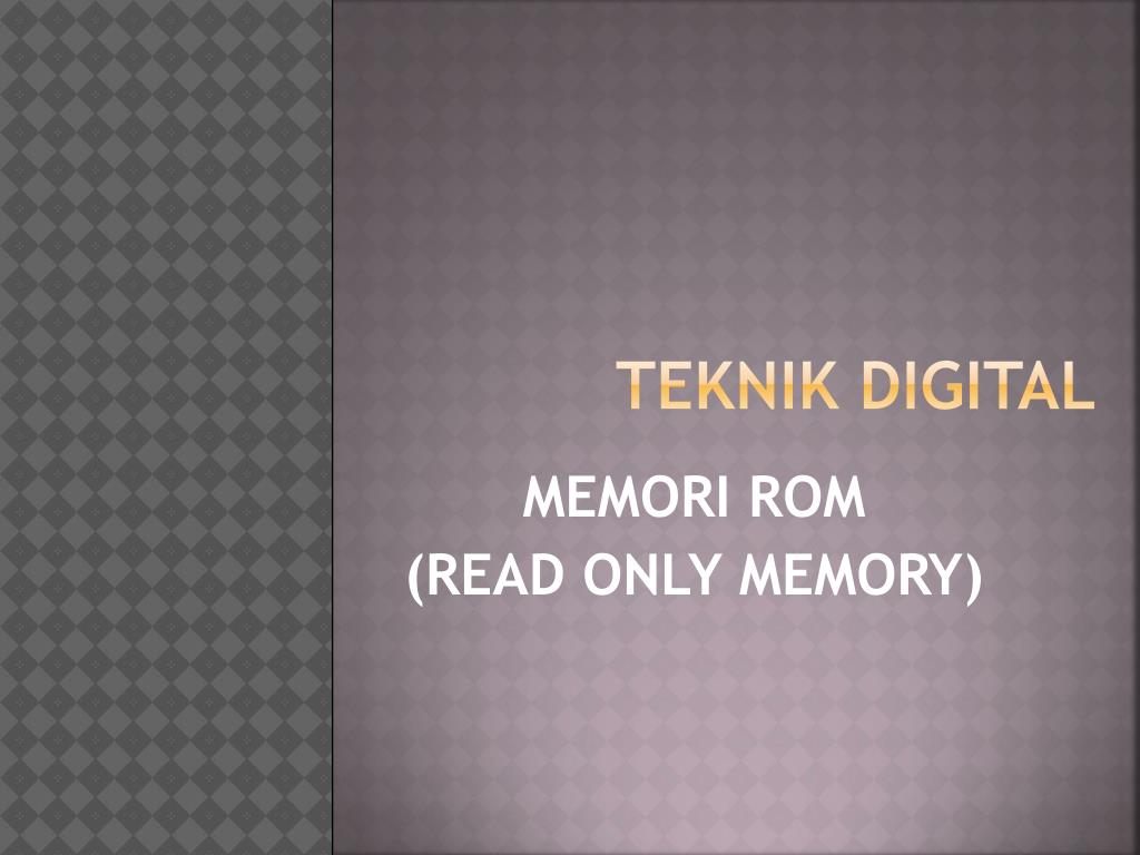 PPT - Teknik digital PowerPoint Presentation, free download - ID:2428591