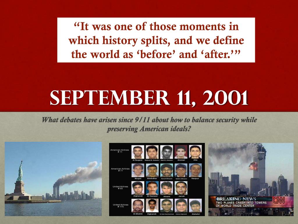 PPT - September 11, 2001 PowerPoint Presentation, free download - ID ...