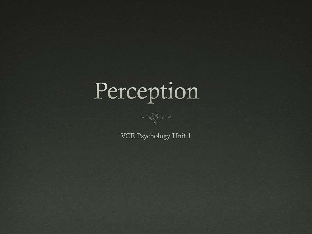 PPT - Perception PowerPoint Presentation, free download - ID:2431569