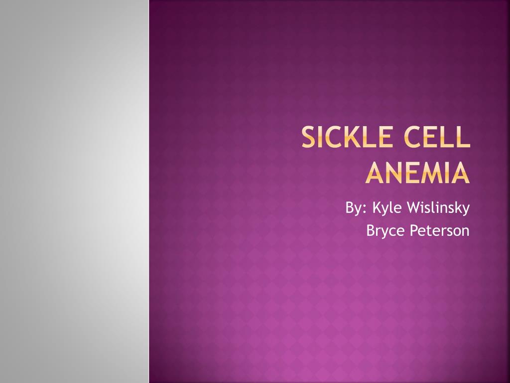 PPT - Sickle Cell Anemia PowerPoint Presentation, free download - ID ...