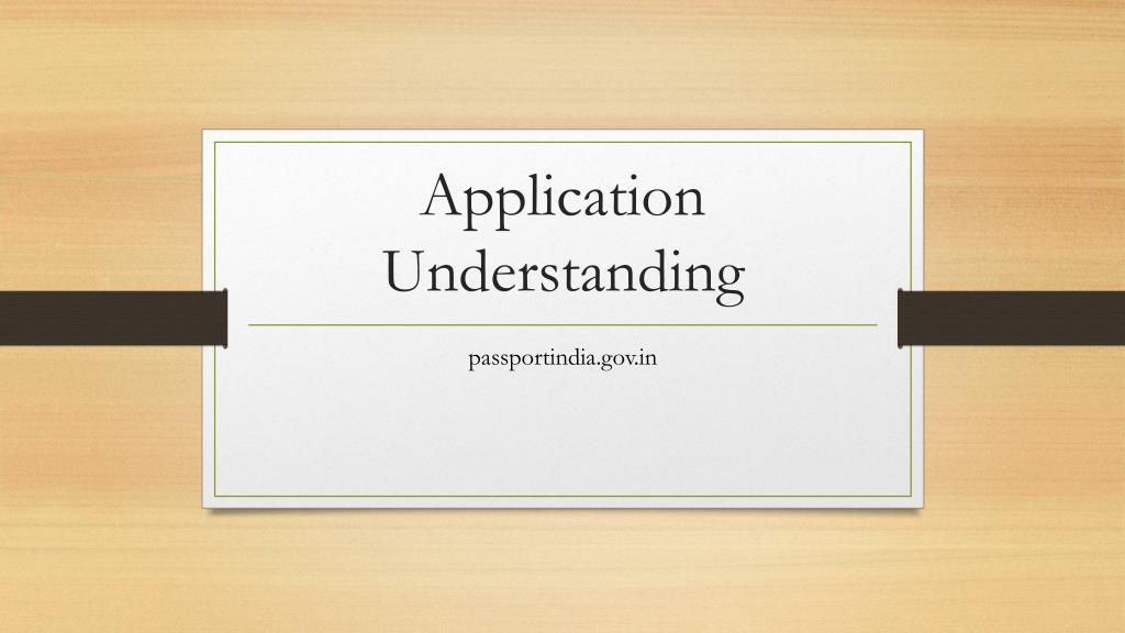 PPT - Application Understanding PowerPoint Presentation, free download ...
