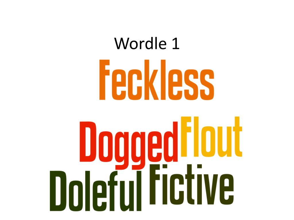 PPT - Wordle 1 PowerPoint Presentation, free download - ID:2434410