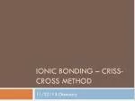 PPT - Writing and Naming Ionic compounds (criss cross method ...