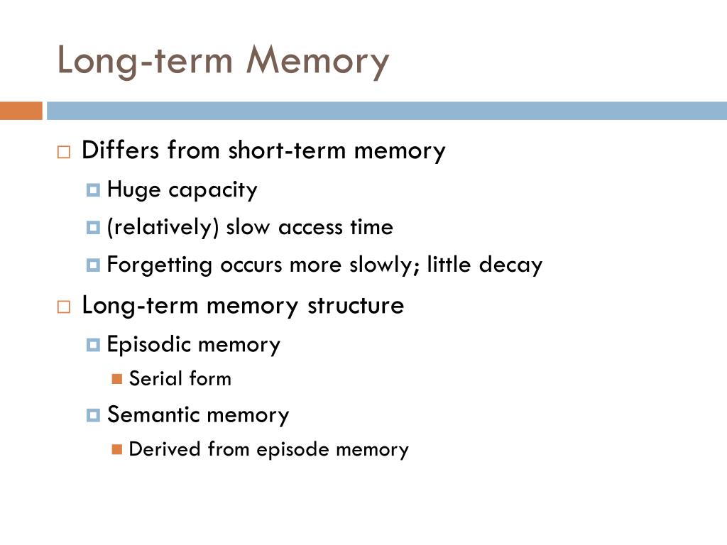 PPT - Long-term Memory PowerPoint Presentation, free download - ID:2436292
