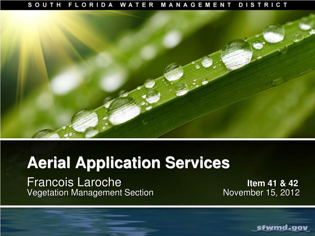 PPT - Aerial Application Services PowerPoint Presentation, free ...