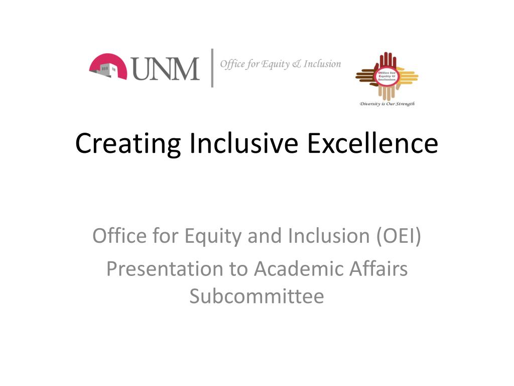 PPT - Creating Inclusive Excellence PowerPoint Presentation, free ...