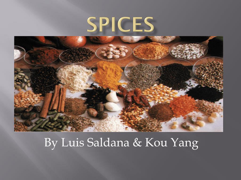 PPT - Spices PowerPoint Presentation, free download - ID:2437056