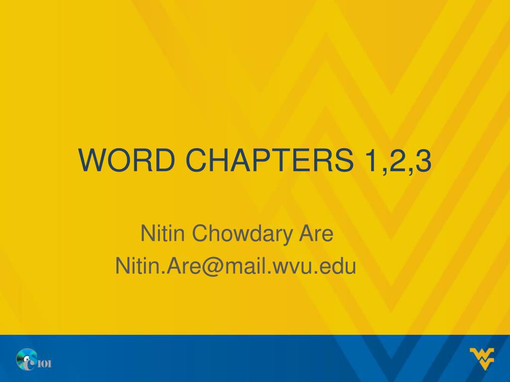 PPT - Word chapters 1,2,3 PowerPoint Presentation, free download - ID ...